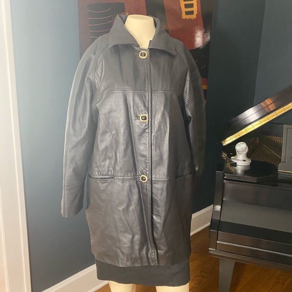 KC Collections | Jackets & Coats | Vintage Kc Collection Long Black ...